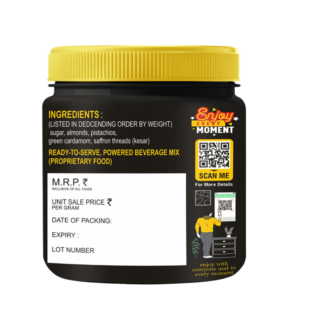 Omjee Premium Milk Masala – 100g | With Dry Fruits & Kesar for Milk ...